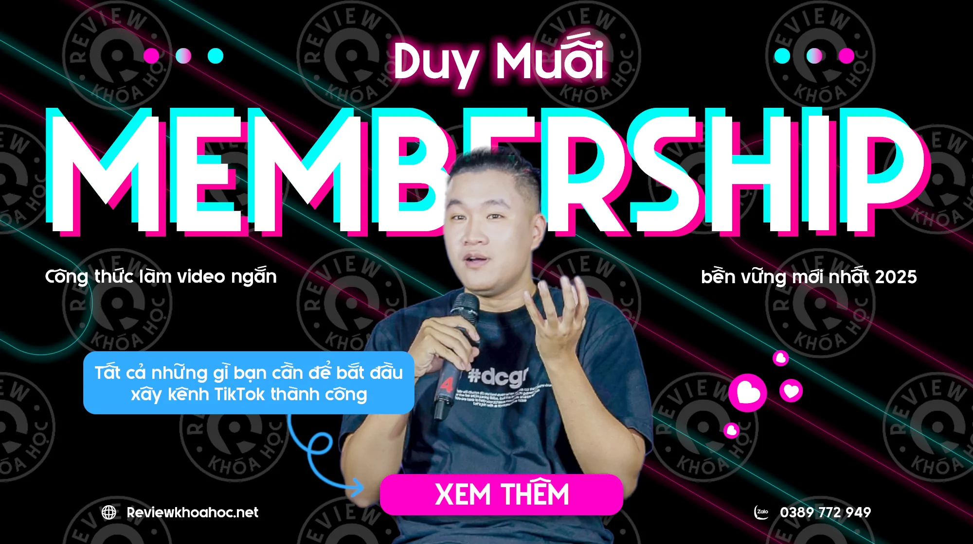 GÓI MEMBERSHIP LÀM CONTENT & XÂY KÊNH CÙNG TEAM DUY MUỐI ...